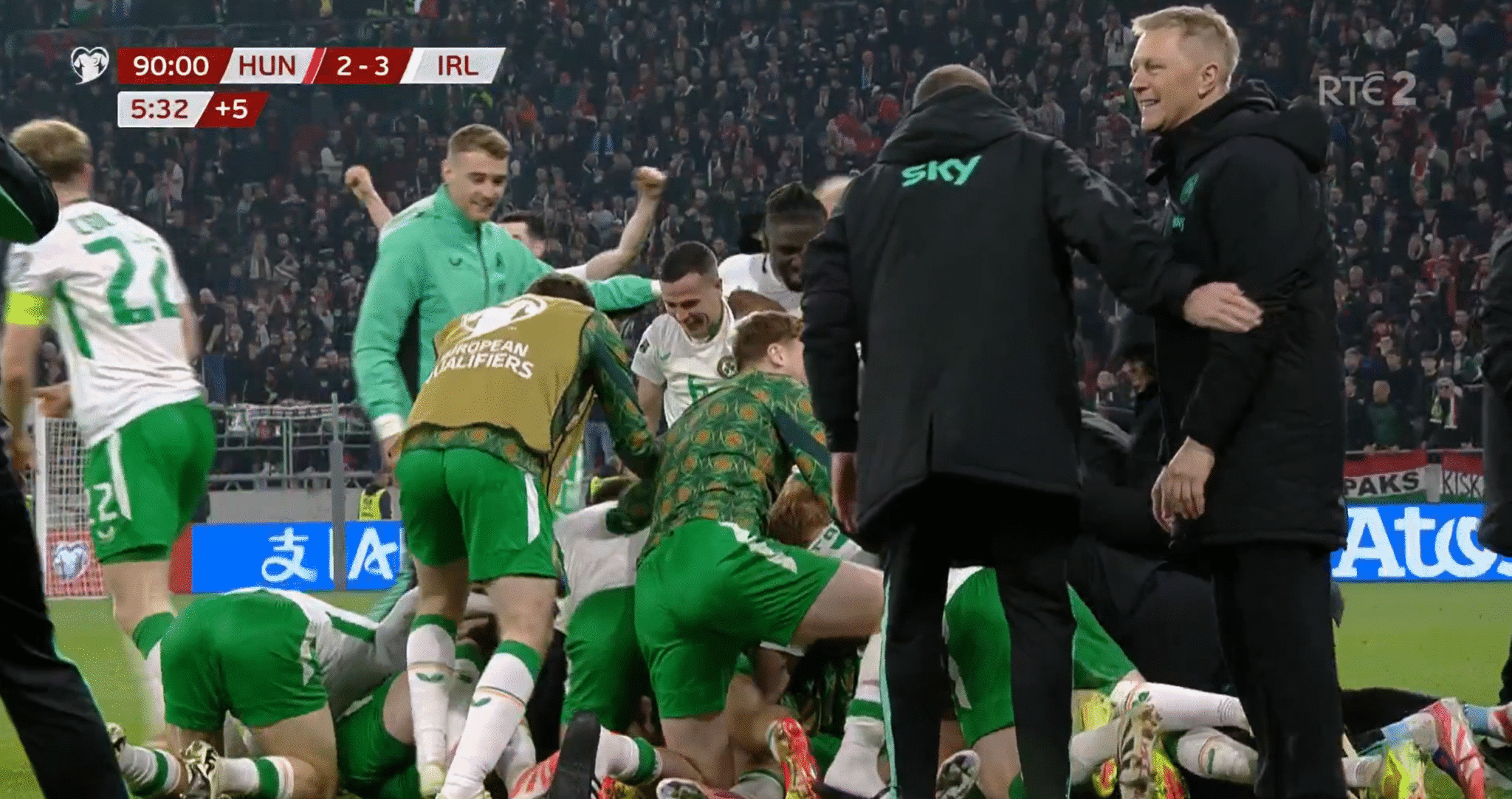 Video: Irlanti teki uskomattoman nousun viime sekunneilla ja etenee MM ...